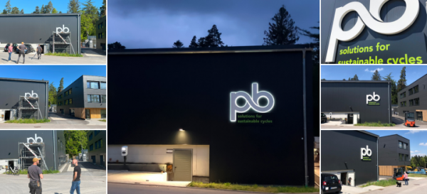 PB Logo caps off the construction of the new headquarters